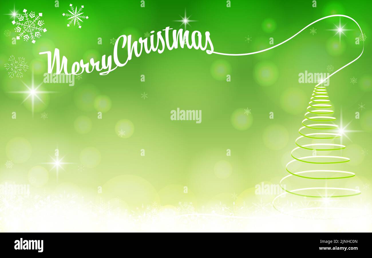 Ribbon Christmas tree Christmas card Stock Vector Image & Art - Alamy