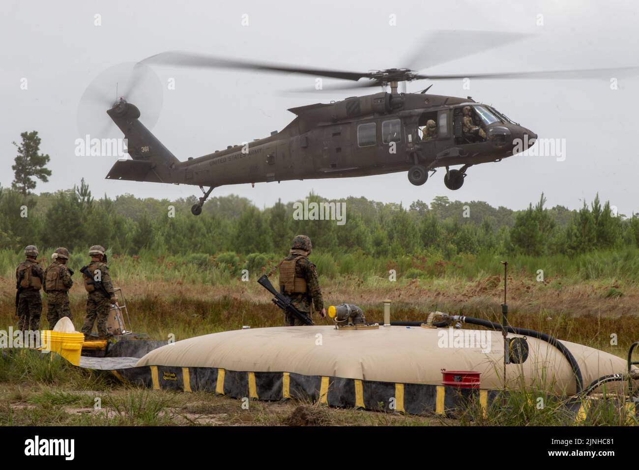 Marines assigned to the Marine Wing Support Squadron 273, Marine Air ...