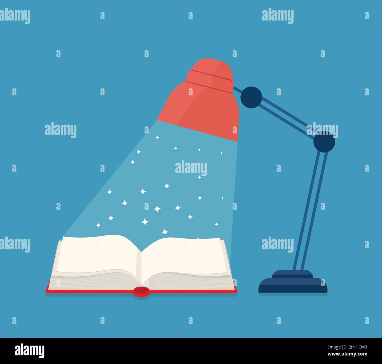 Reading a book under a lamp hi-res stock photography and images - Alamy