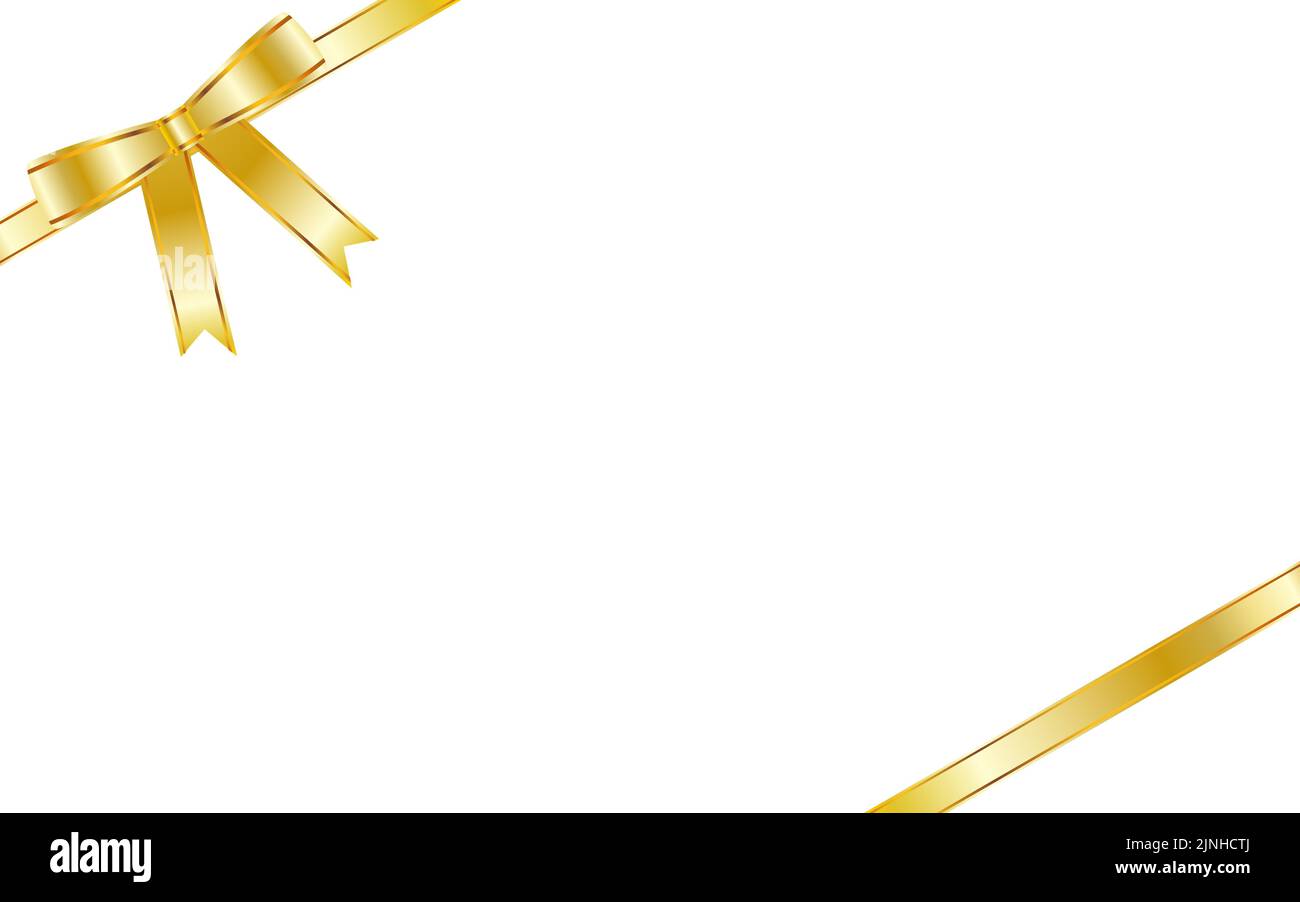 Gorgeous ribbon decoration frame with golden gradation Stock Vector ...