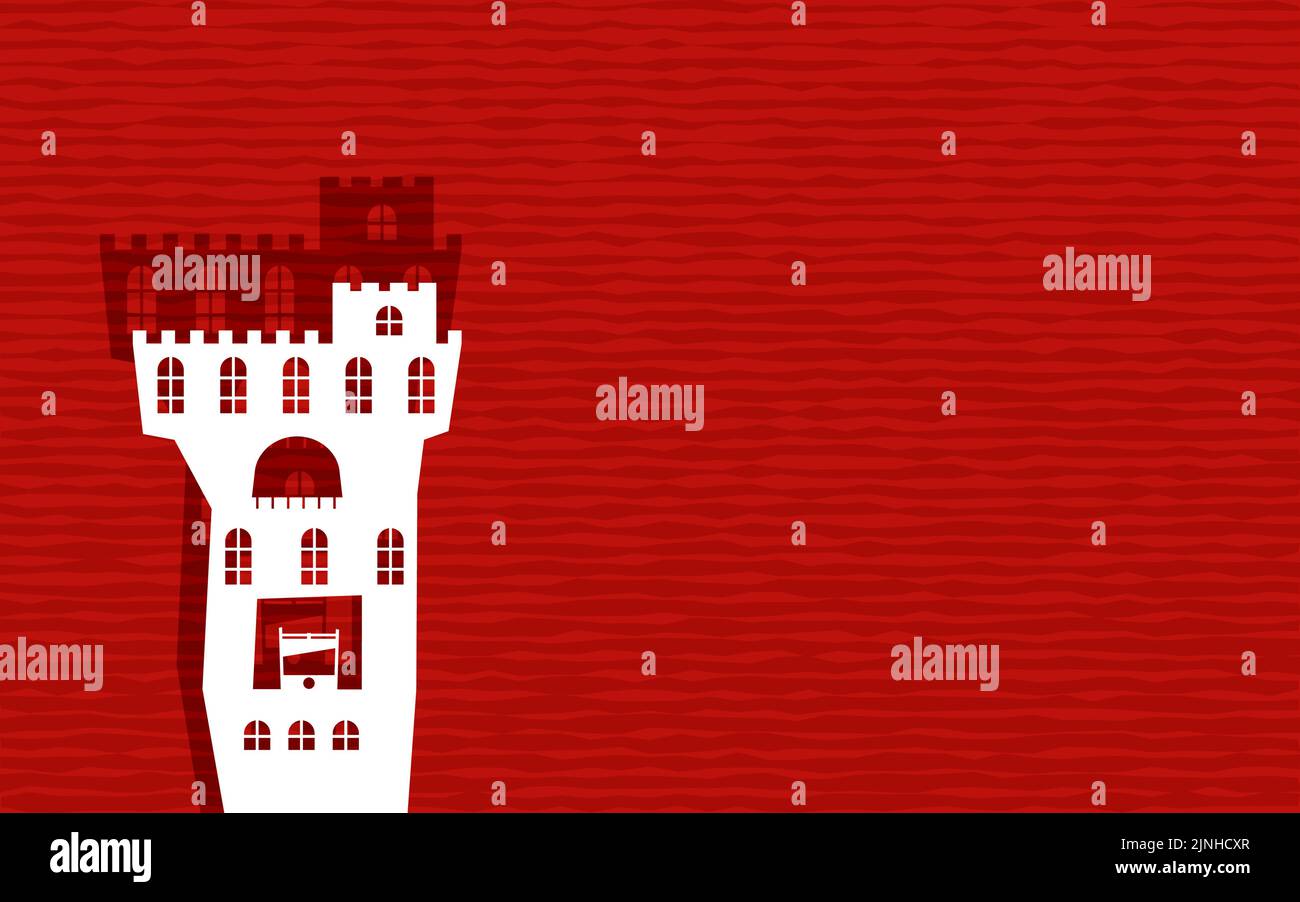 Europe famous landmark paper Stock Vector Images - Alamy