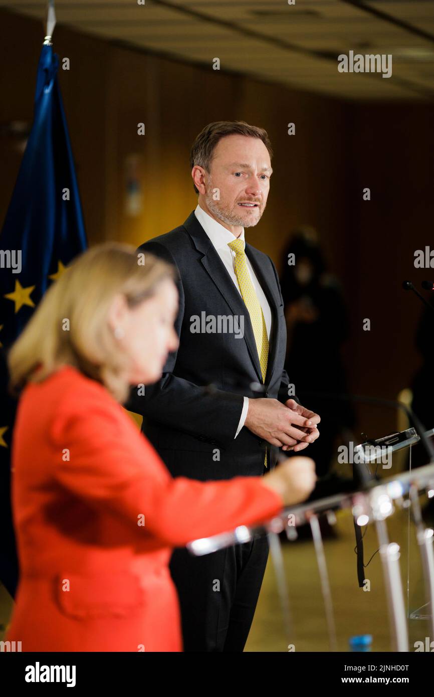 Christian Lindner (FDP), Federal Minister of Finance, taken during a ...