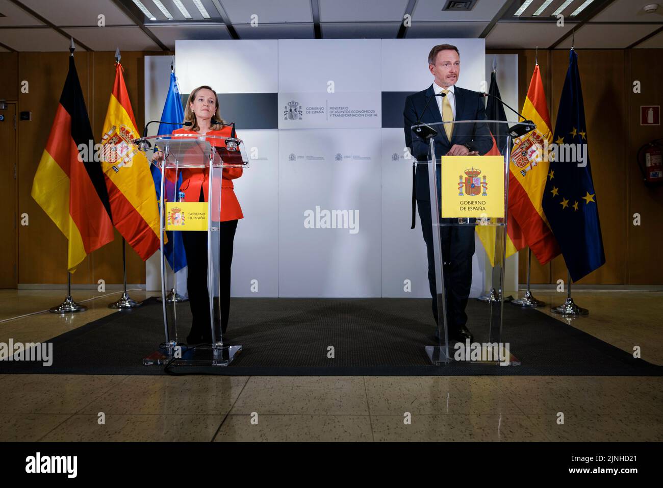 Christian Lindner (FDP), Federal Minister of Finance, taken during a ...