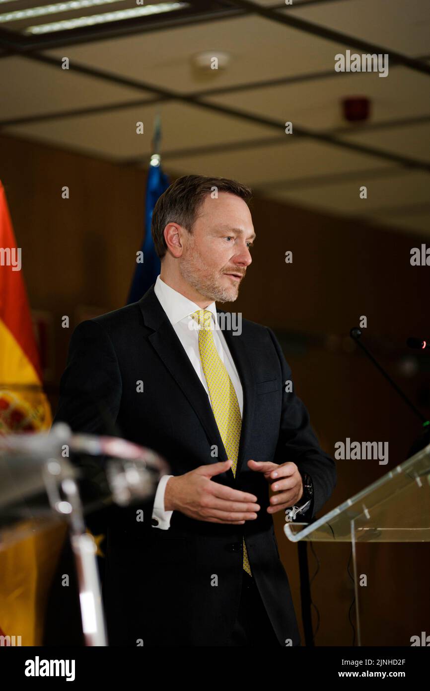 Christian Lindner (FDP), Federal Minister of Finance, taken during a ...