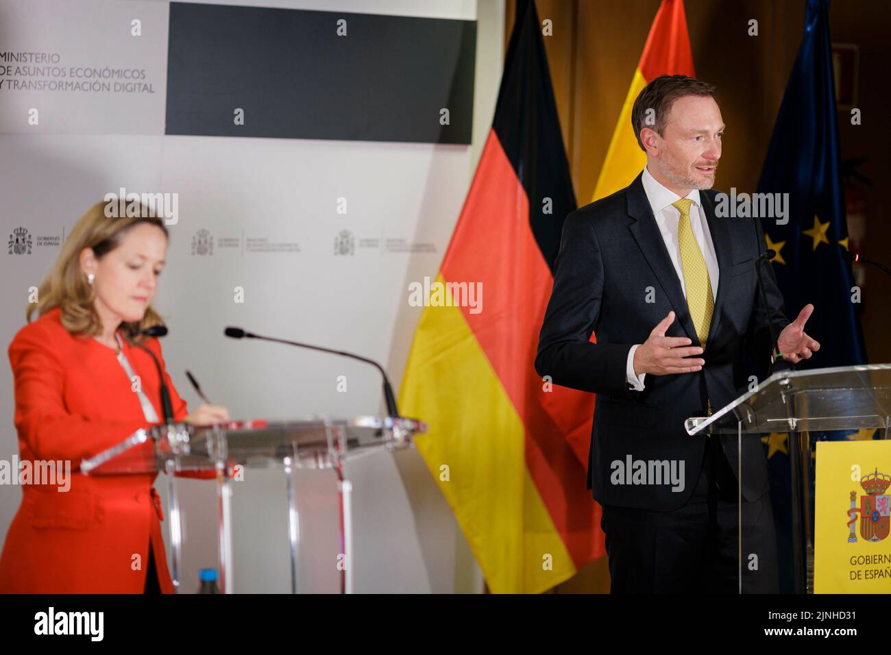 Christian Lindner (FDP), Federal Minister of Finance, taken during a ...
