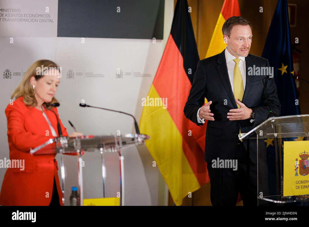 Christian Lindner (FDP), Federal Minister of Finance, taken during a ...