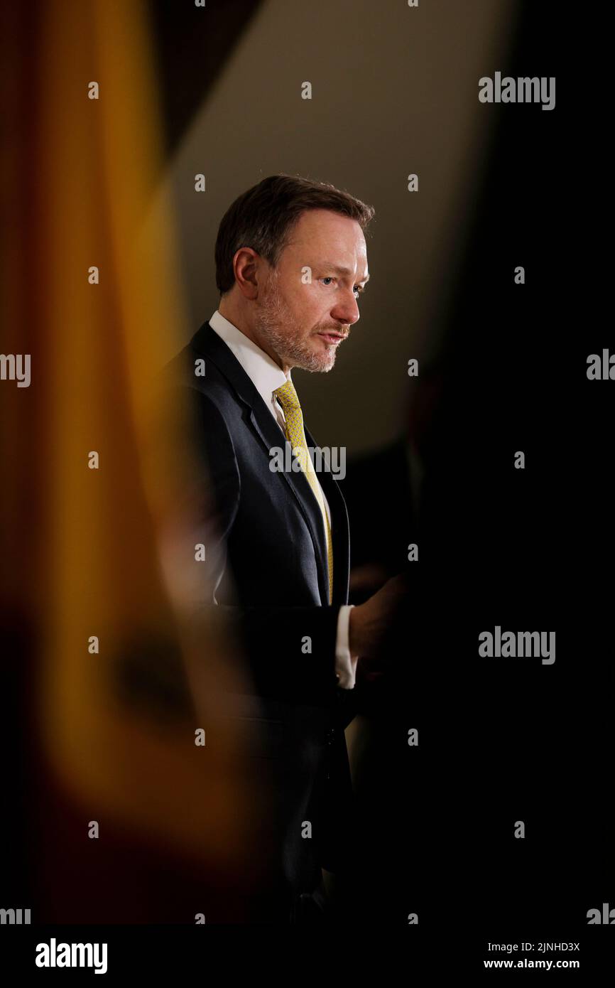 Christian Lindner (FDP), Federal Minister of Finance, taken during a ...