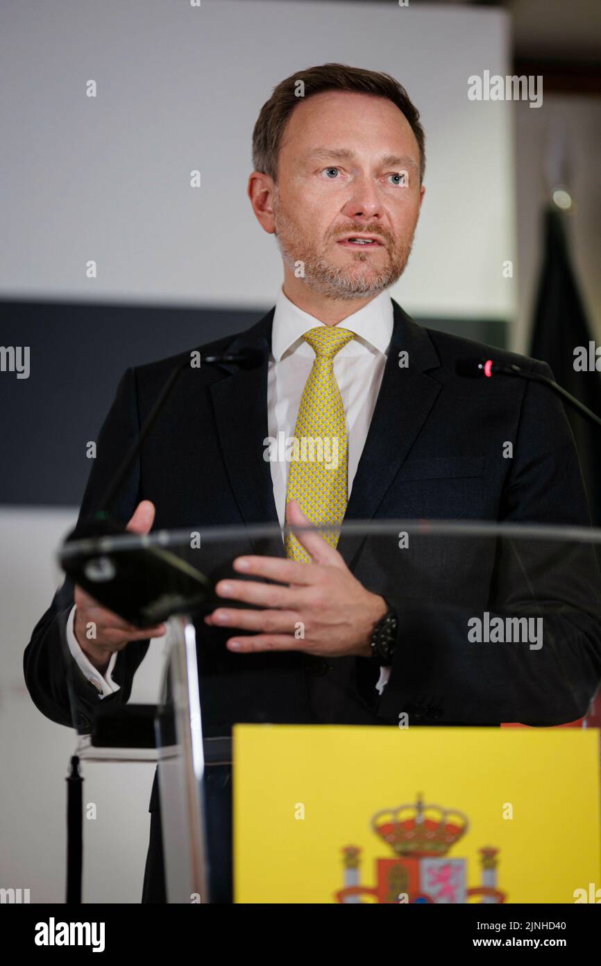 Christian Lindner (FDP), Federal Minister of Finance, taken during a ...