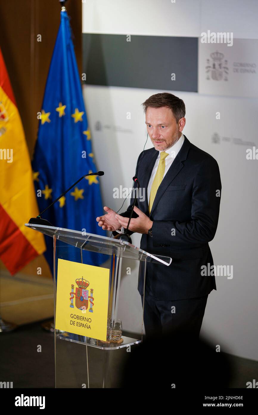 Christian Lindner (FDP), Federal Minister of Finance, taken during a ...