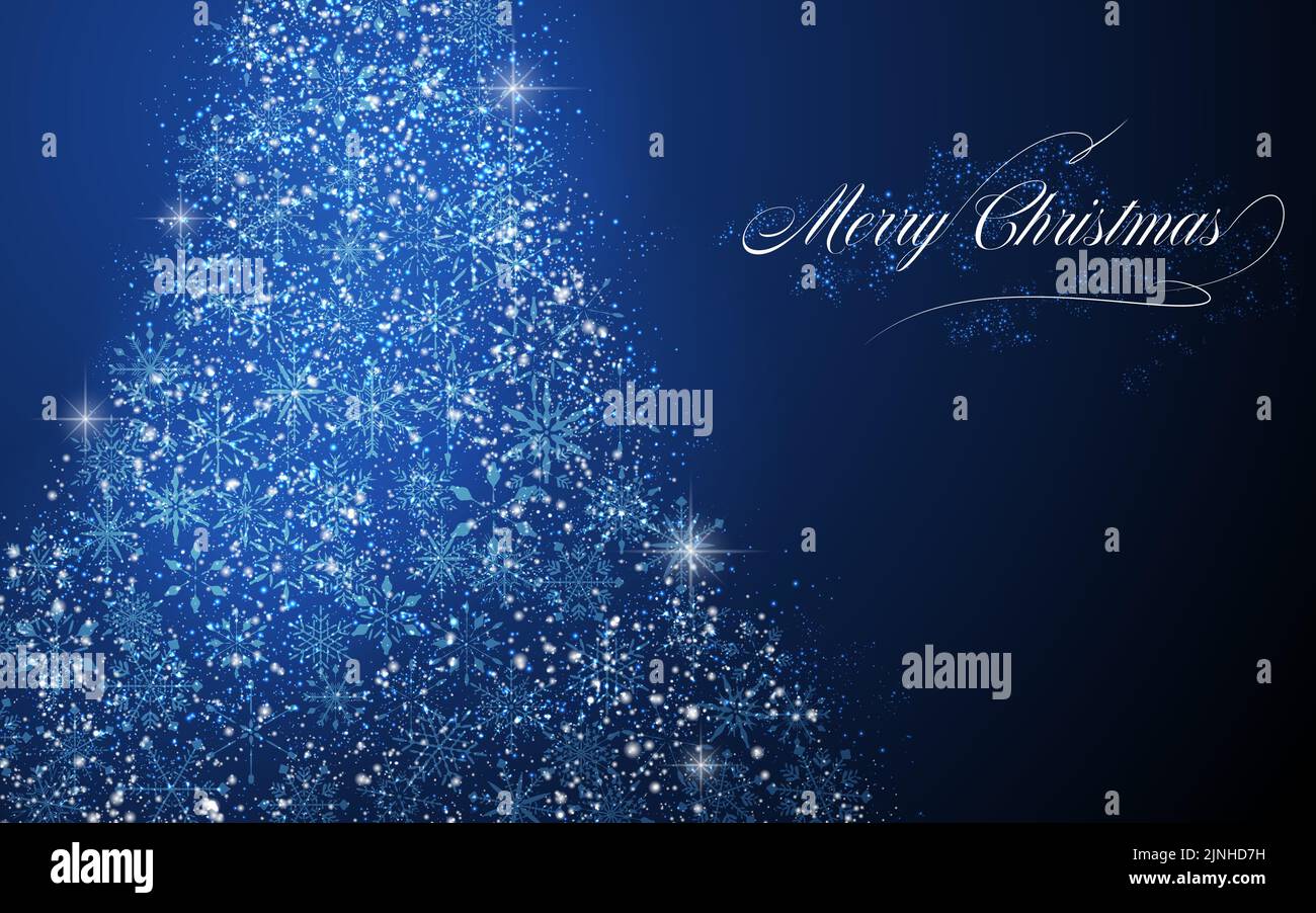 Glittering Christmas image background material with frame Stock Vector ...
