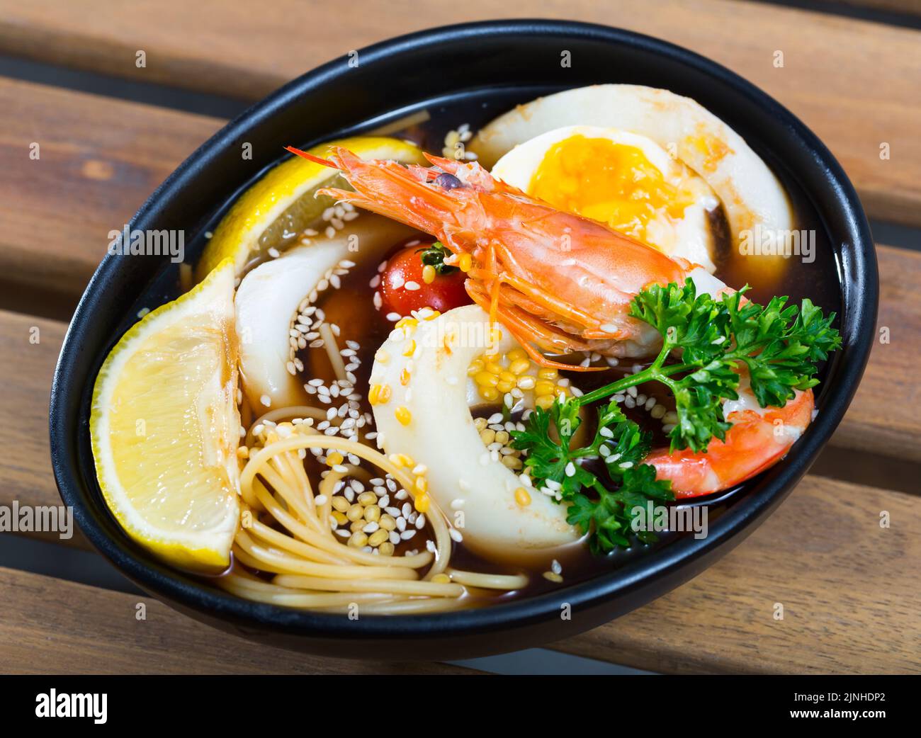 Spicy Pan-Asian soup Stock Photo - Alamy