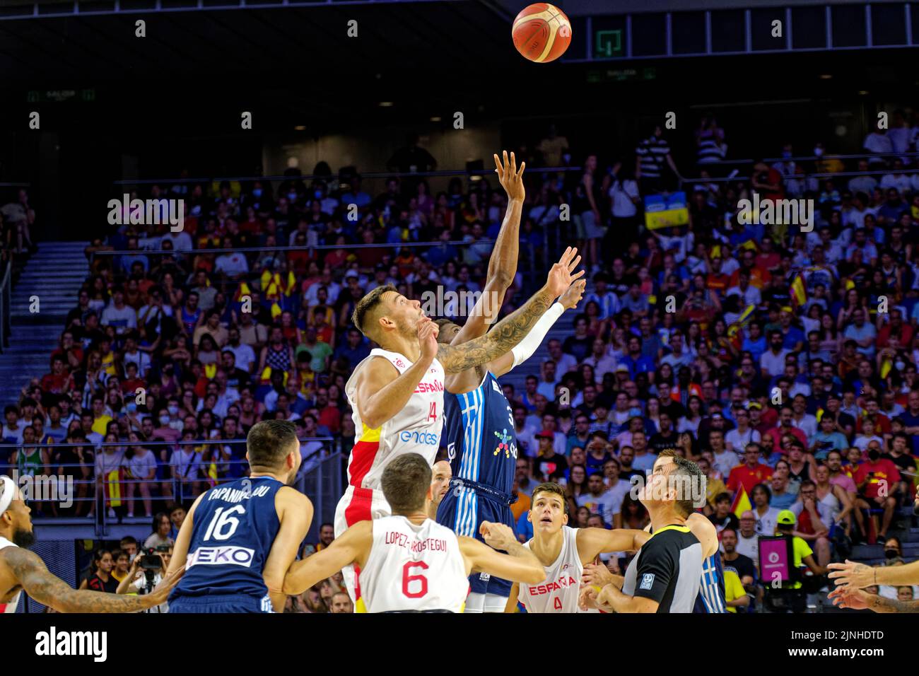 Wizink Center, Madrid, Spain. 11th Aug, 2022. EuroBasket: Friendly ...