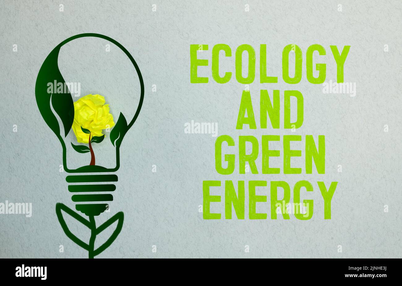 Ecological concept. notepad with the inscription - Ecology And Green ...