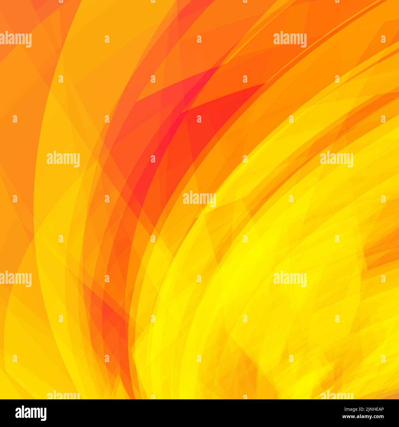 Abstract blaze orange and yellow background with artistic swirl ...
