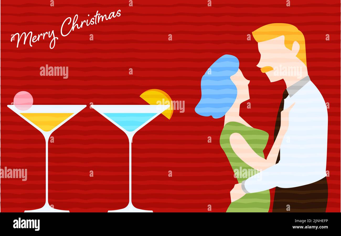 Hugging other man woman Stock Vector Images - Alamy