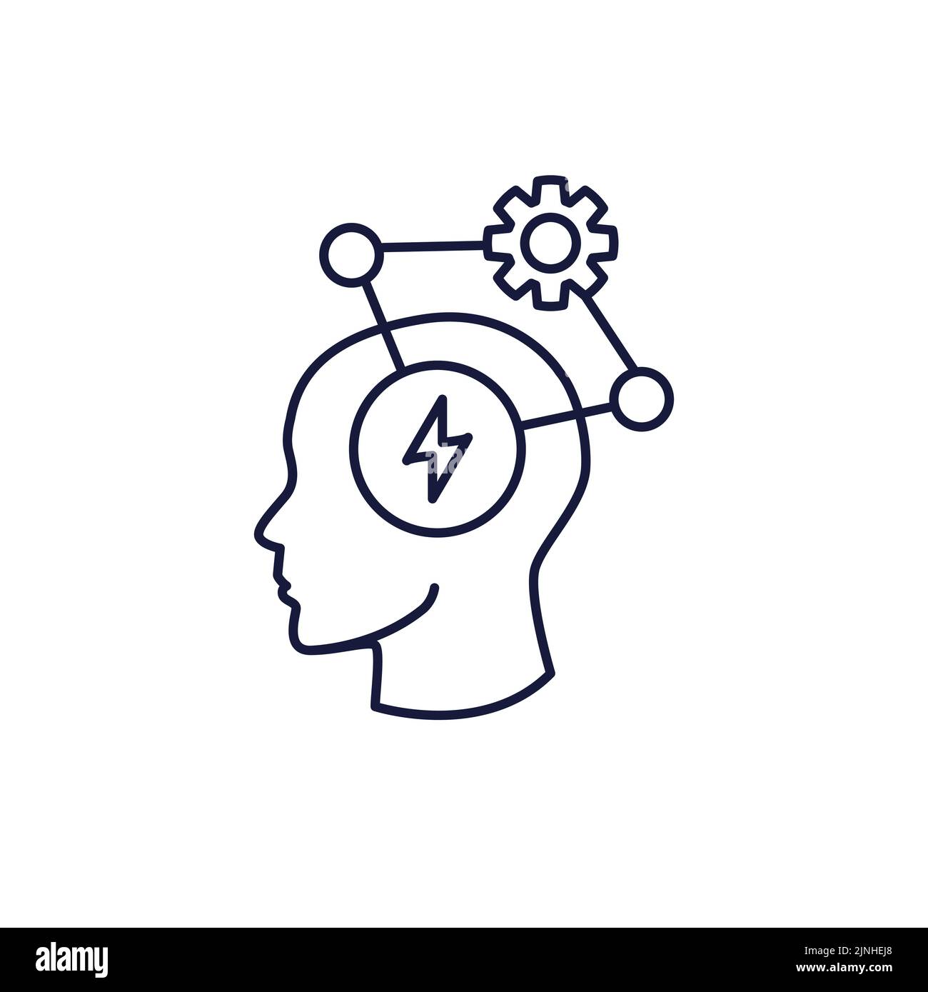 BPD - Borderline Personality Disorder icon showing mental illness idea ...