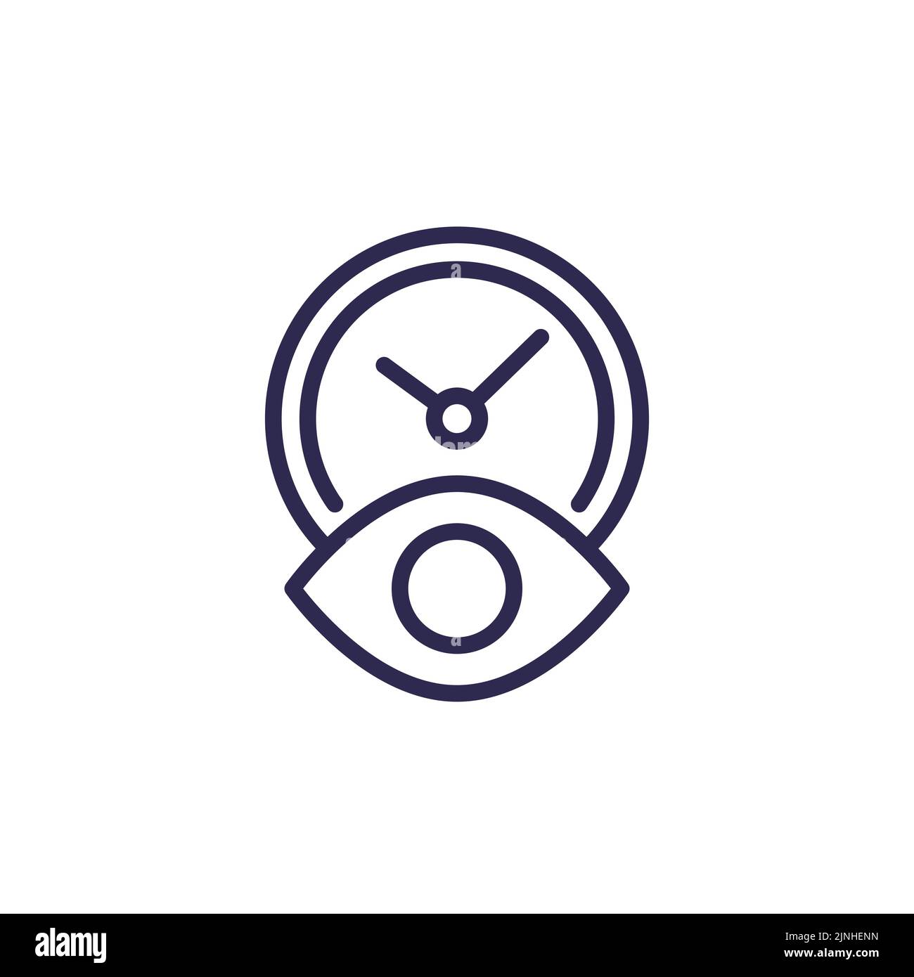 Privacy eye icon outline Cut Out Stock Images & Pictures - Alamy