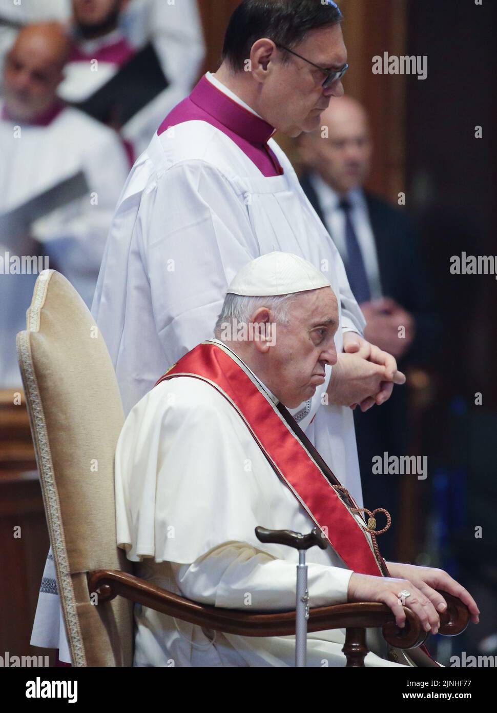 Vatican, Rome, Holy See. 11th Aug, 2022. POPE FRANCIS presides over the ...