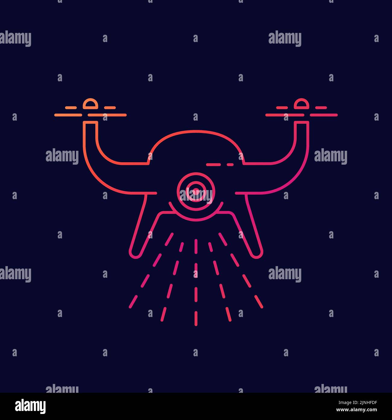 Aerial scanning Stock Vector Images - Alamy