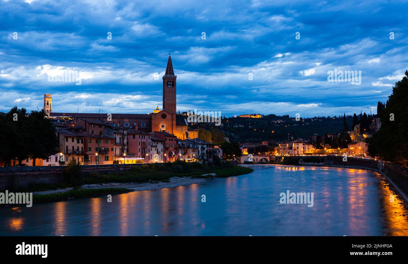 Italian city promenade hi-res stock photography and images - Alamy