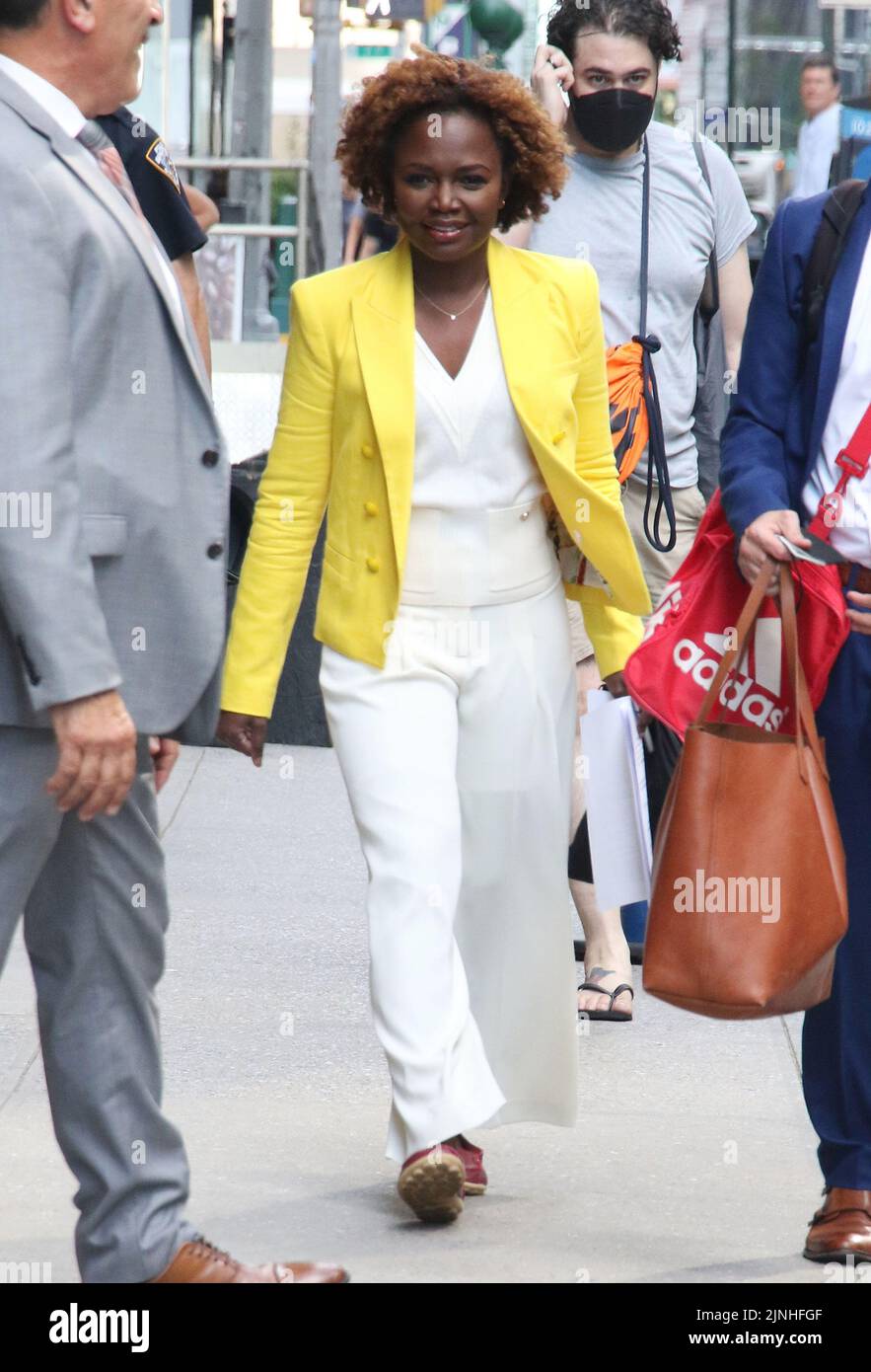 New York, NY, USA. 11th Aug, 2022. White House Press Secretary Karine ...