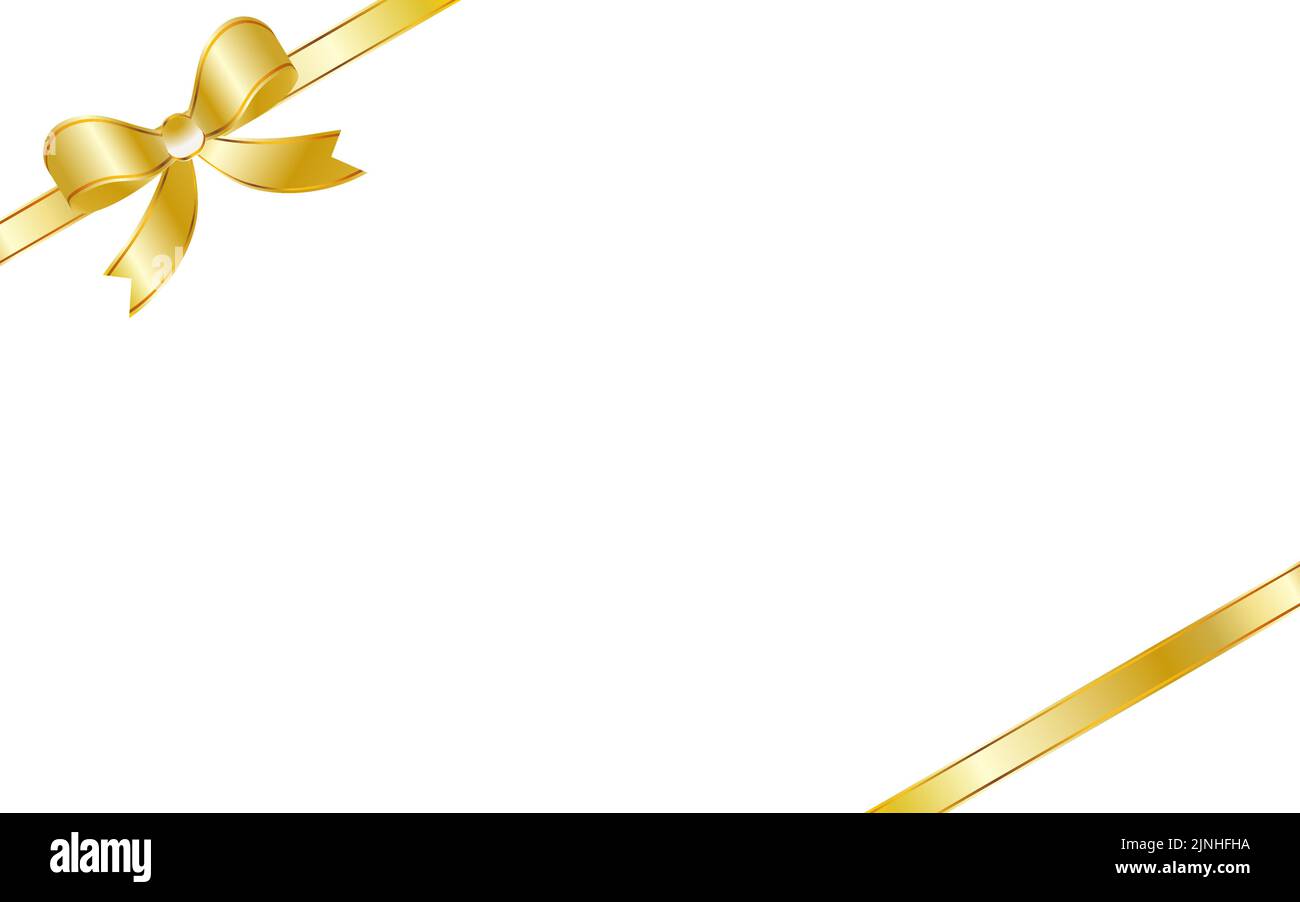 Gorgeous ribbon decoration frame with golden gradation Stock Vector ...