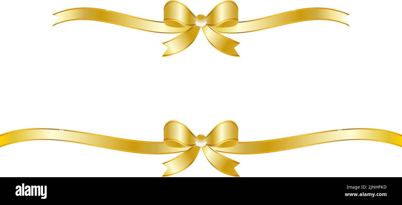 Gorgeous ribbon decoration frame with golden gradation Stock Vector ...