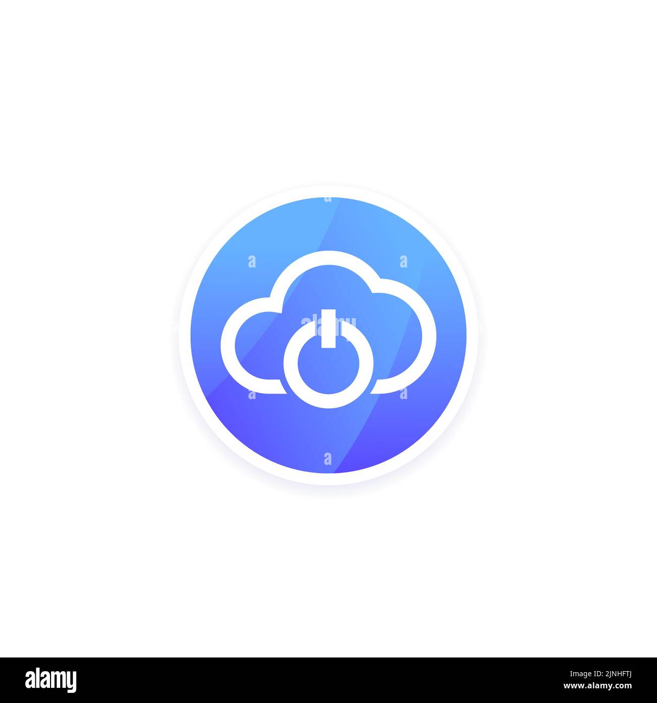 Cloud and off icon for apps Stock Vector Image & Art - Alamy