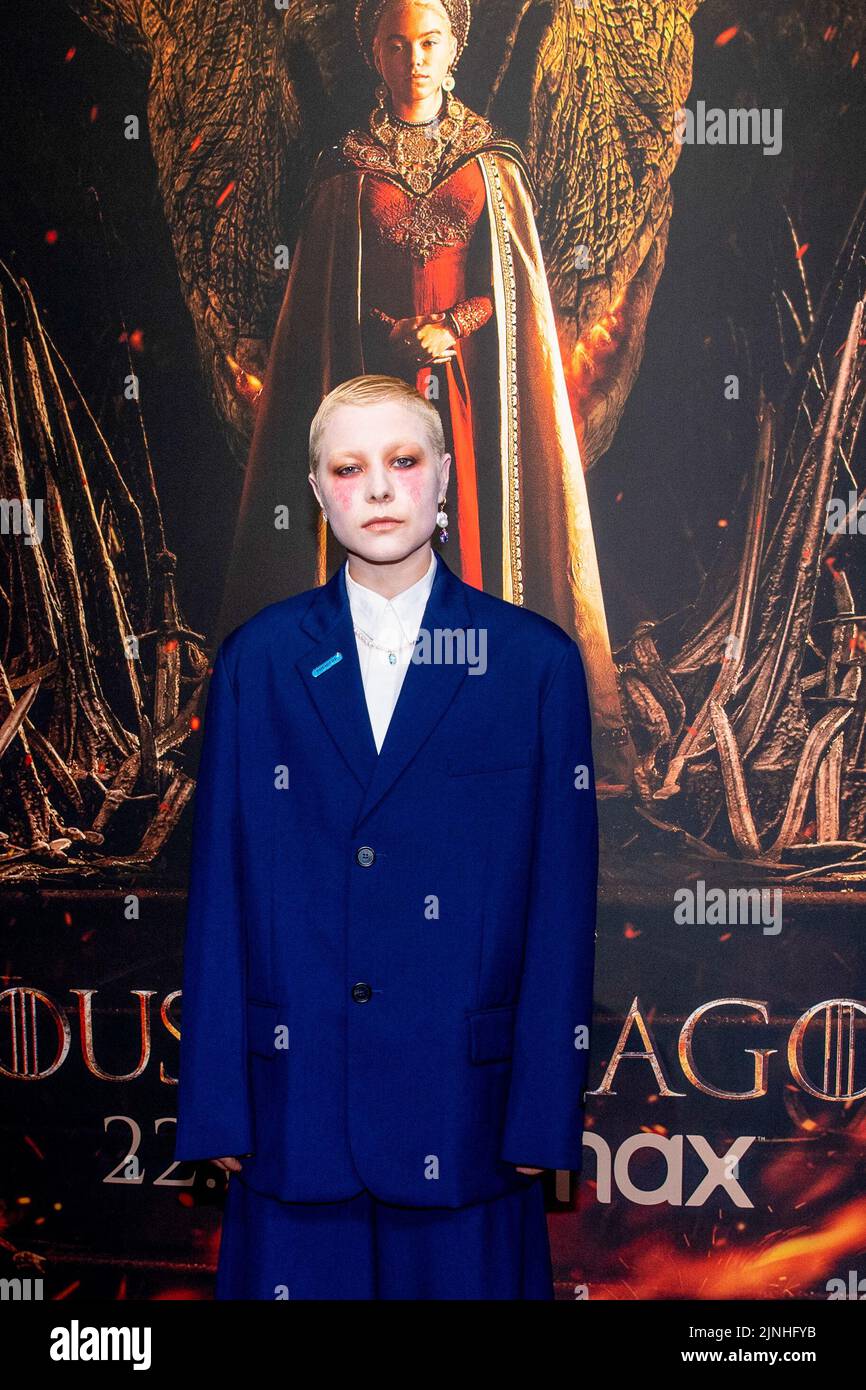 Emma d’Arcy during the HBO Max serie House of the Dragon European ...