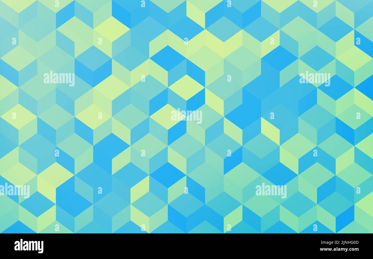 Background material: Geometric pattern of pale yellow-green and blue ...