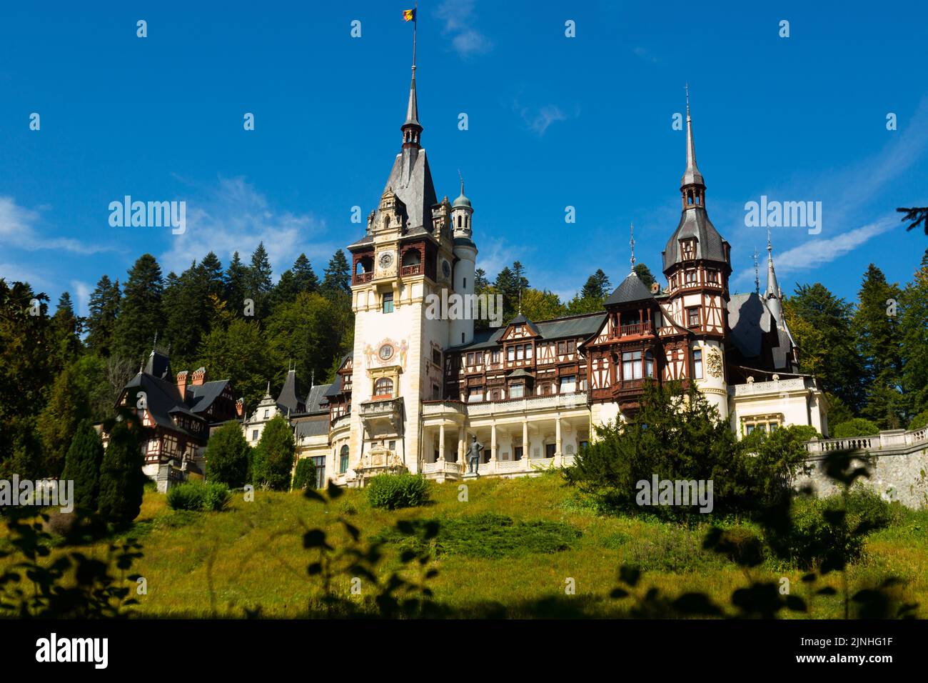 Peles Castle, Romania Stock Photo - Alamy