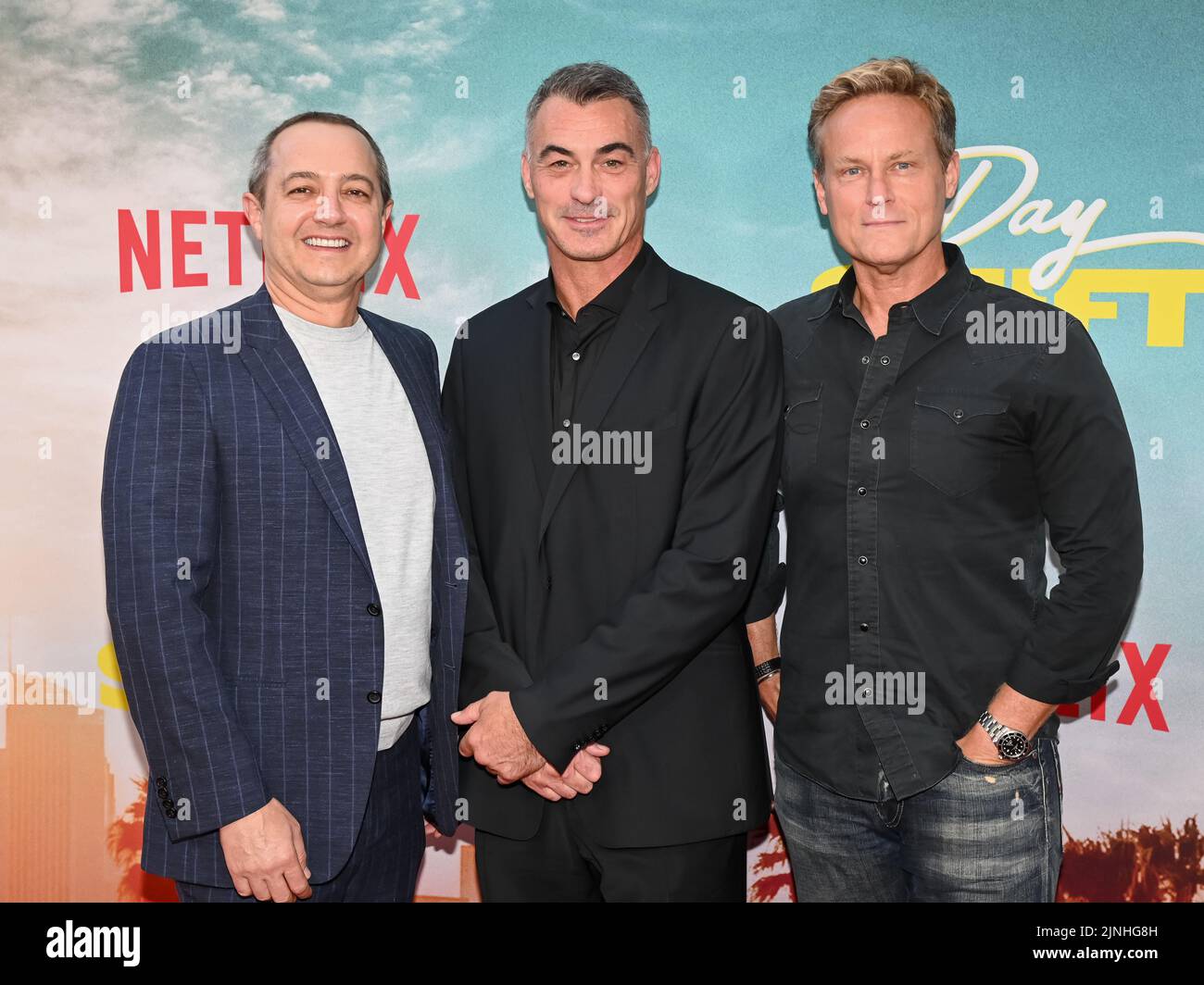 August 10, 2022, Los Angeles, California, USA: Jason Spitz, Chad ...