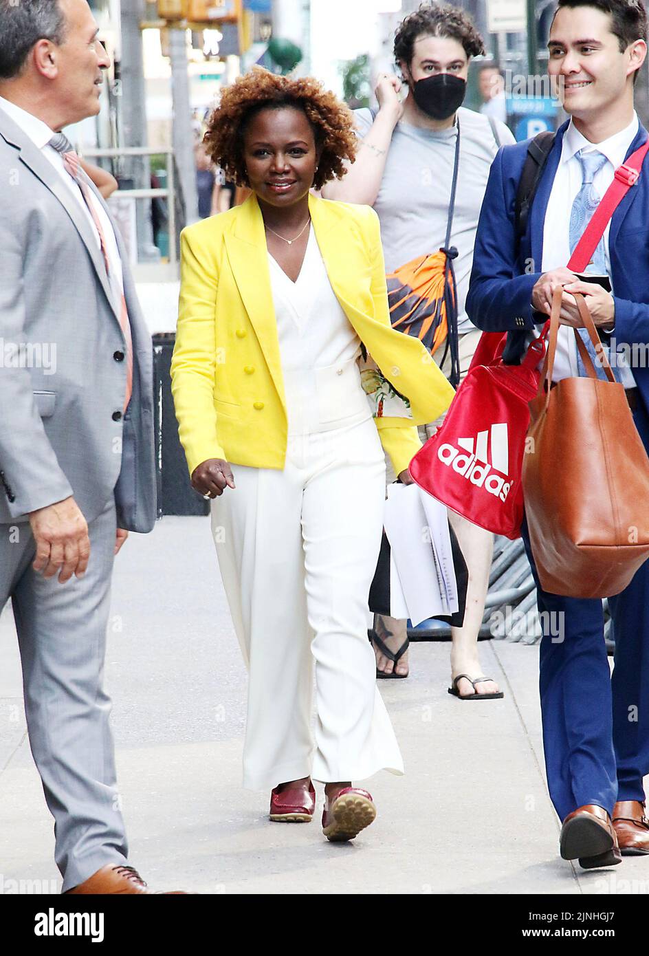 White House Press Secretary Karine Jean-Pierre at The Late Show With ...