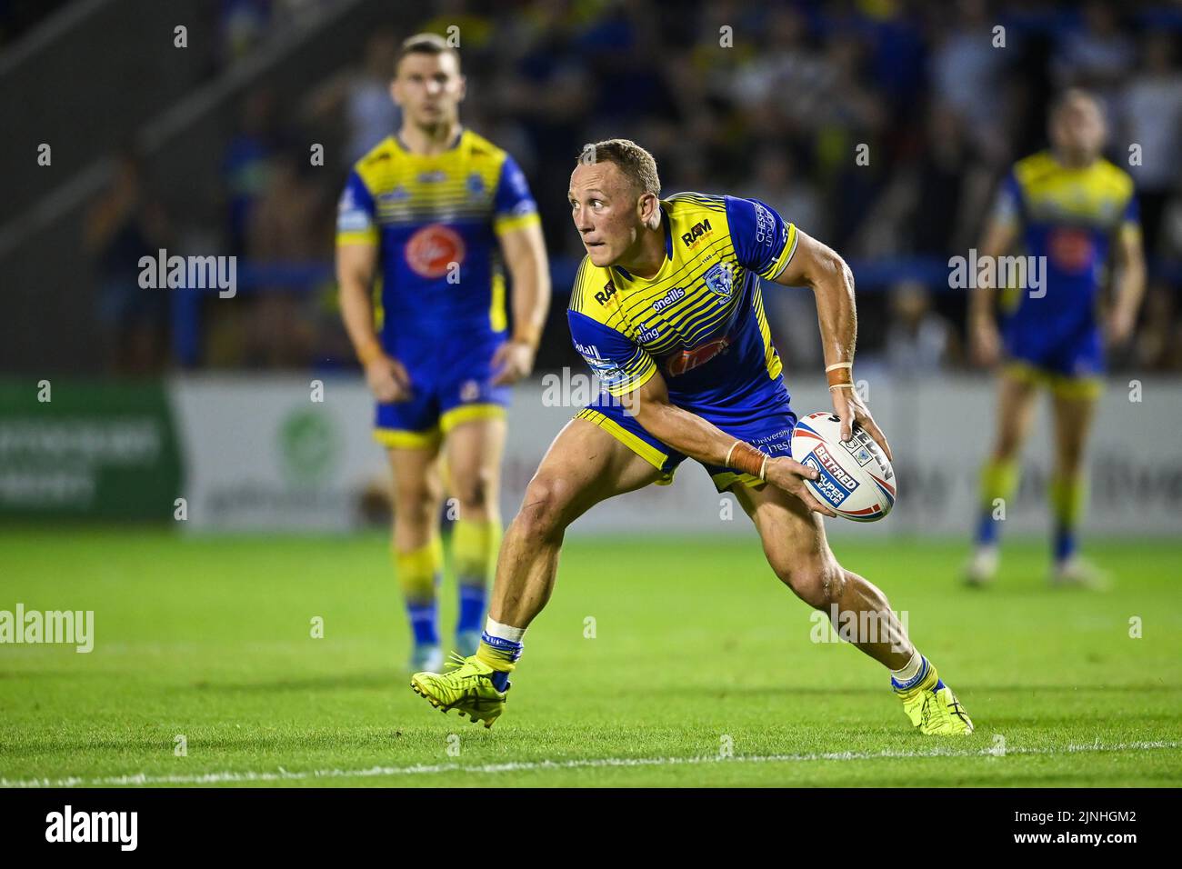 Jason Clark #14 of Warrington Wolves in action Stock Photo - Alamy