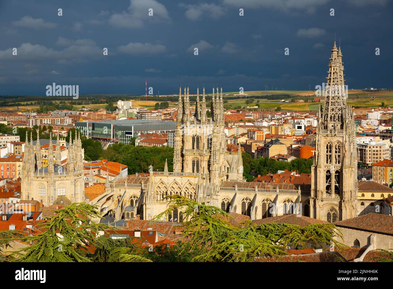 Cathedral in the city of Burgos, Castilla-Leon Stock Photo - Alamy