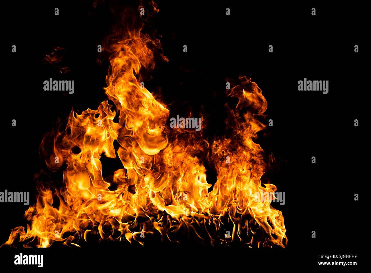 Fire flame texture for banner background. Burn abstract lights Stock ...