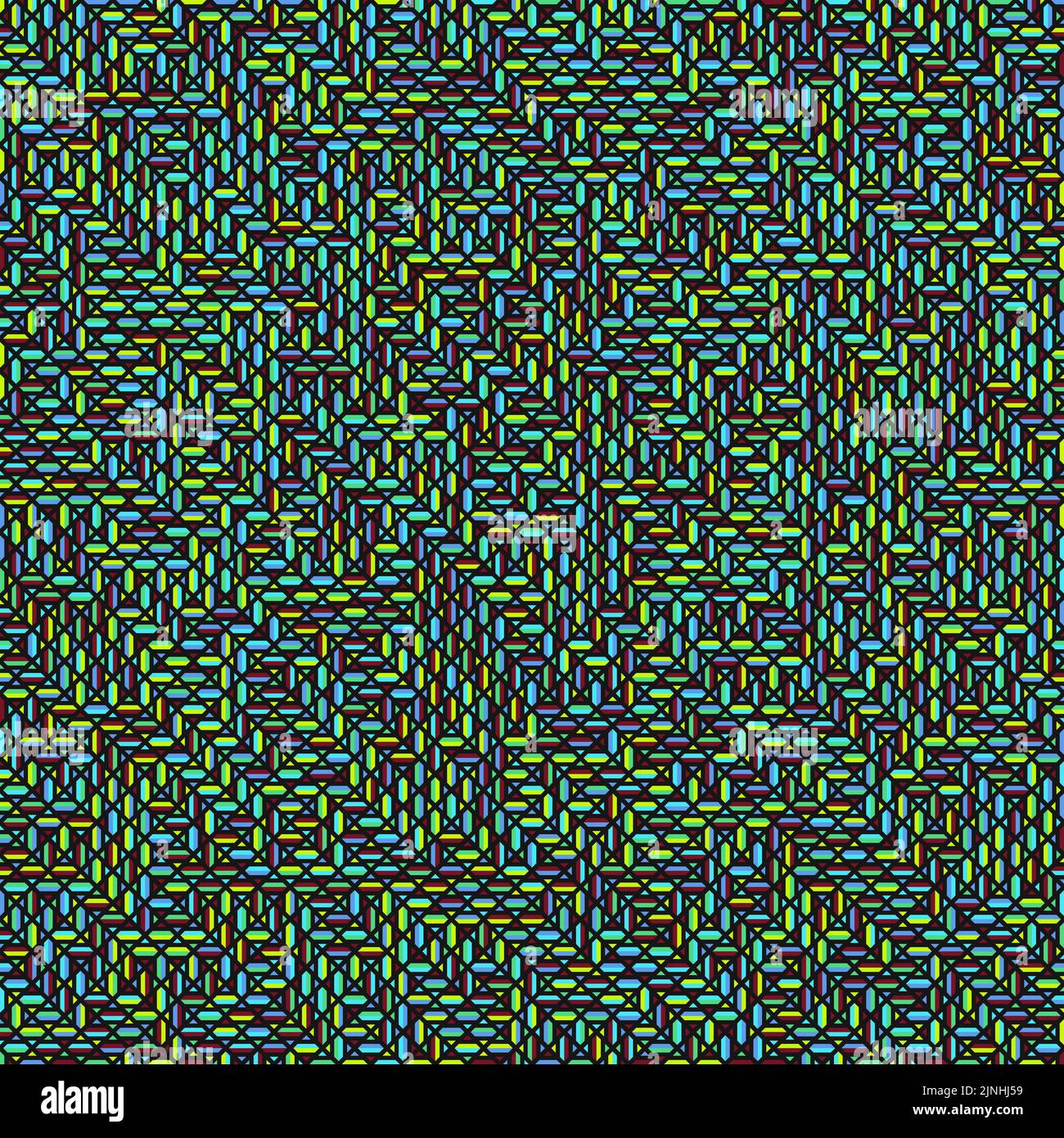 Colorised Rhombuses tiles tessellation pattern illustration Stock ...