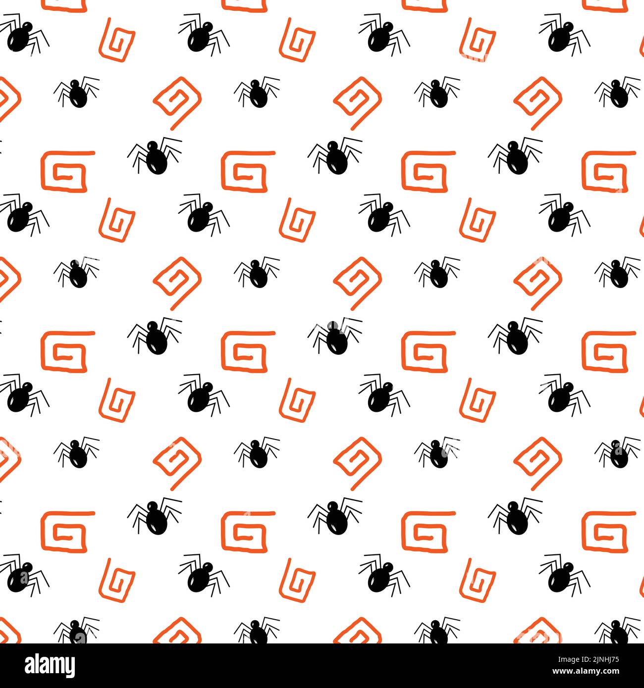 Cute Halloween Spider Template