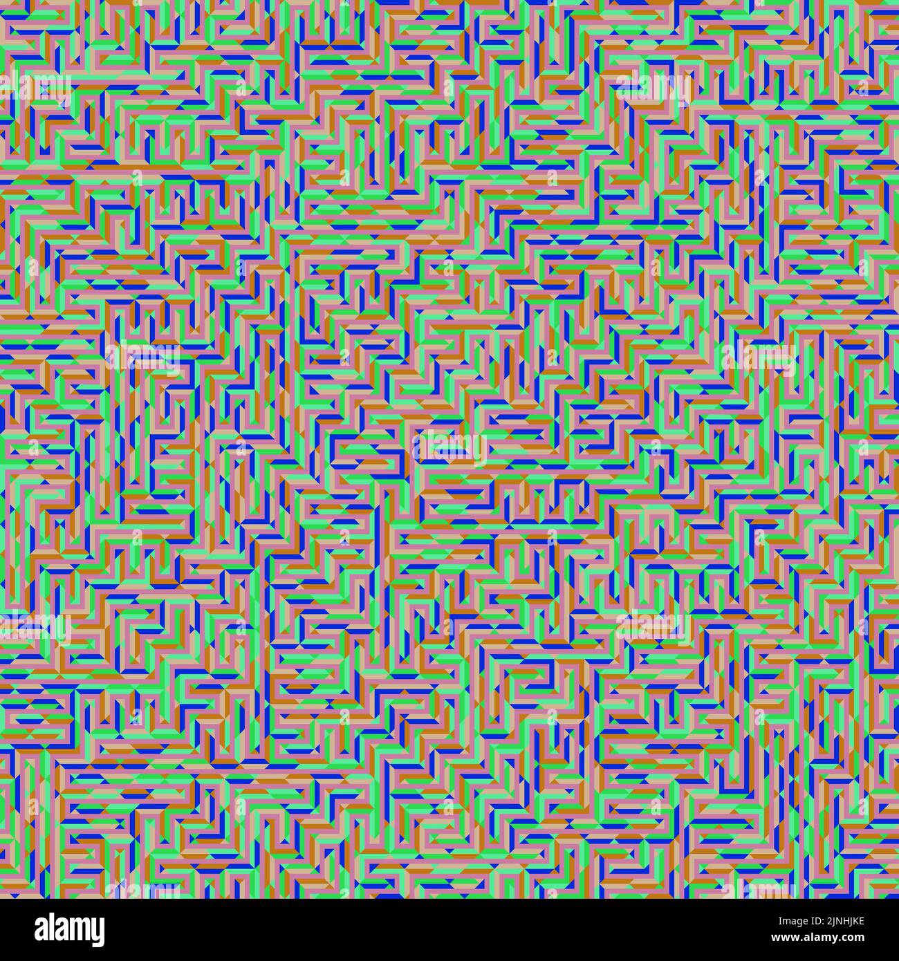 Colorised Rhombuses tiles tessellation pattern illustration Stock ...