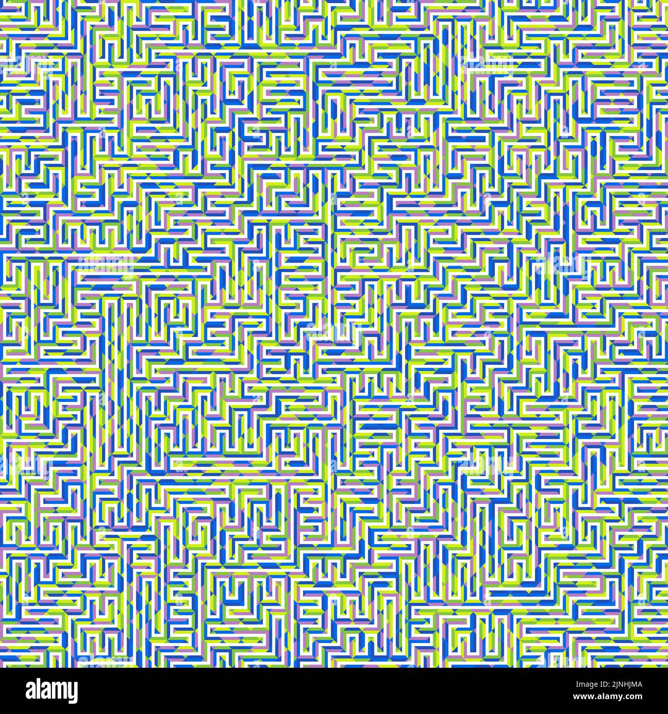 Colorised Rhombuses tiles tessellation pattern illustration Stock ...