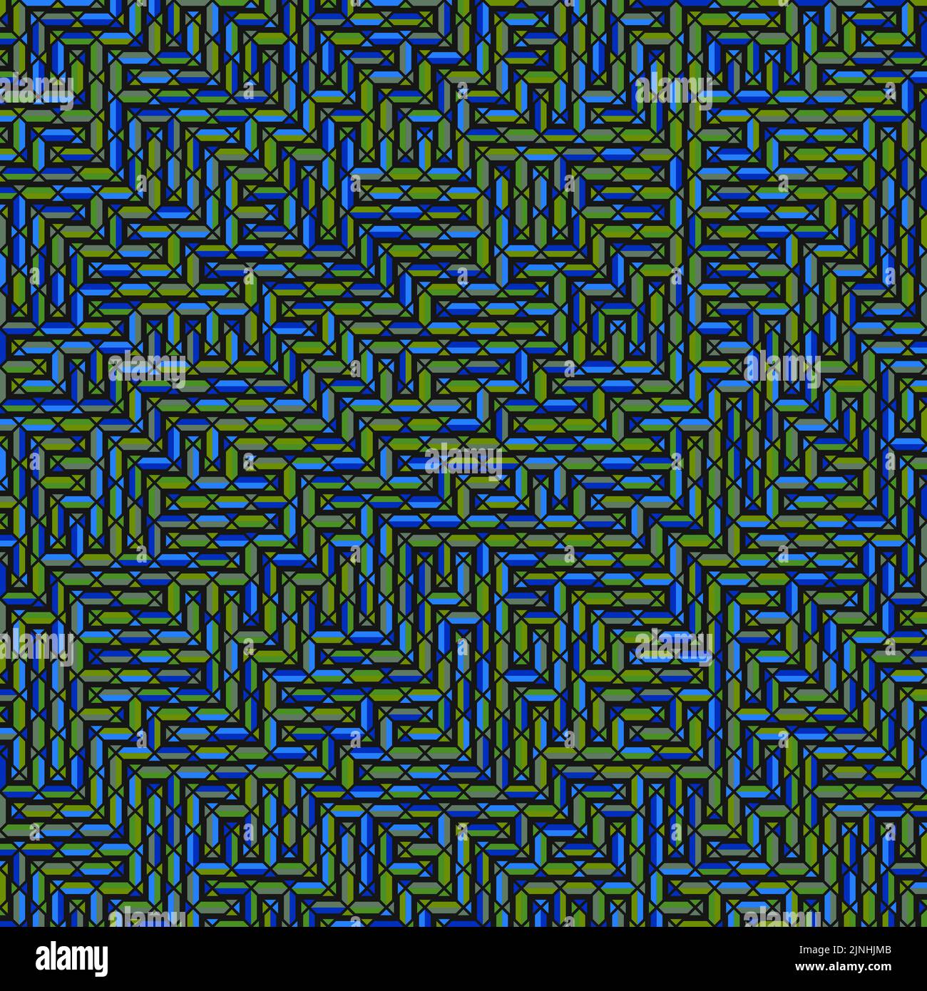 Colorised Rhombuses tiles tessellation pattern illustration Stock ...