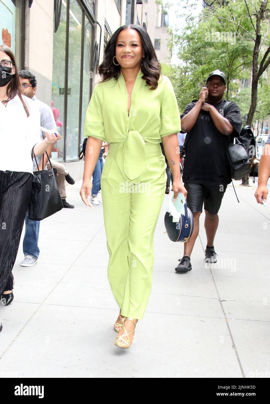 Chante Adams on the set of New York Live to talk about her new series A ...