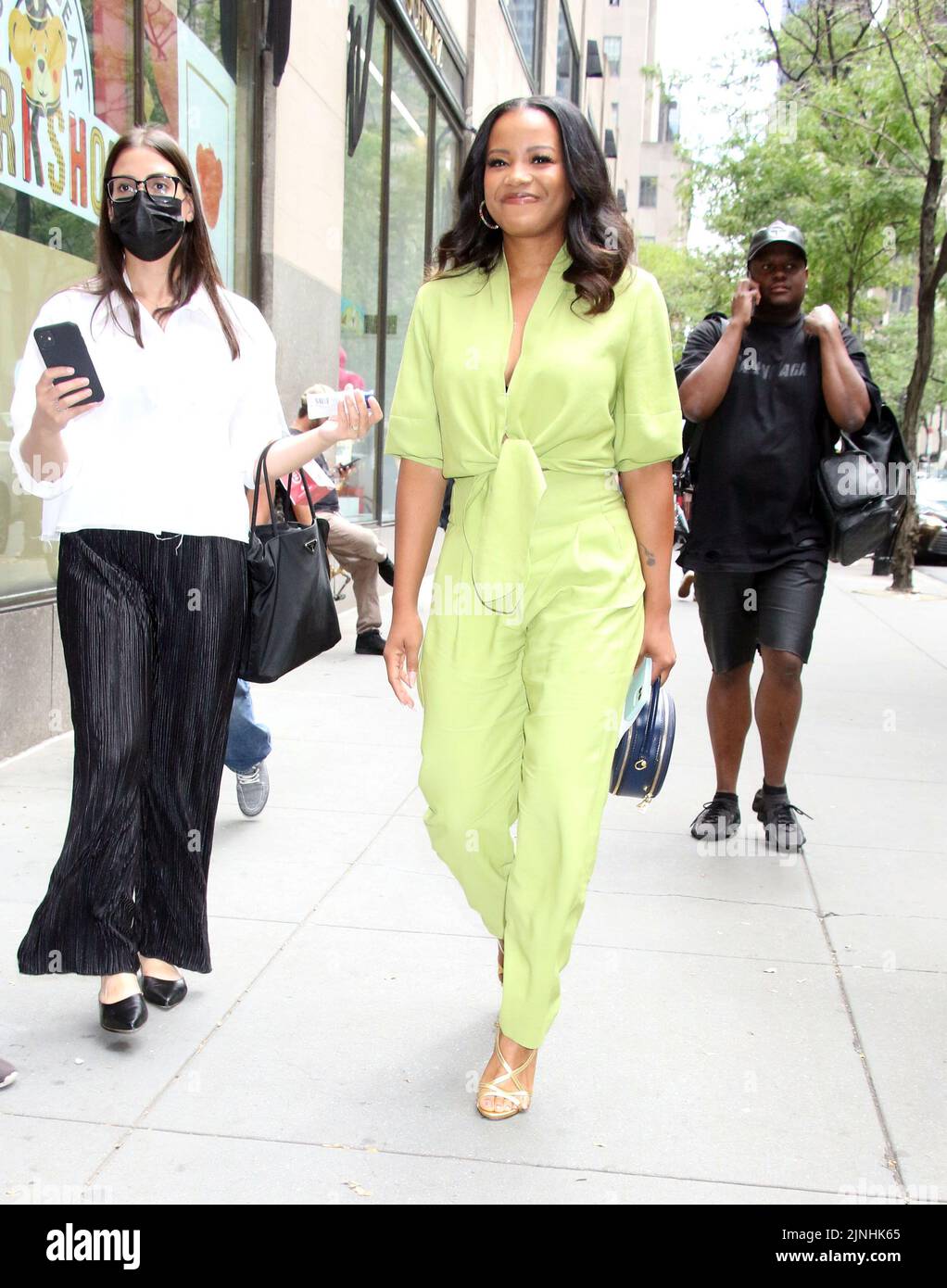 Chante Adams on the set of New York Live to talk about her new series A ...