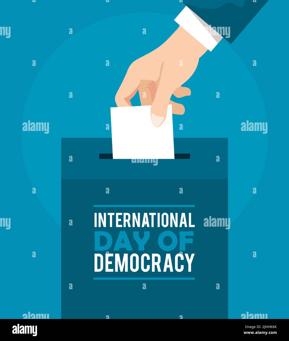 day of democracy lettering Stock Vector Image & Art - Alamy