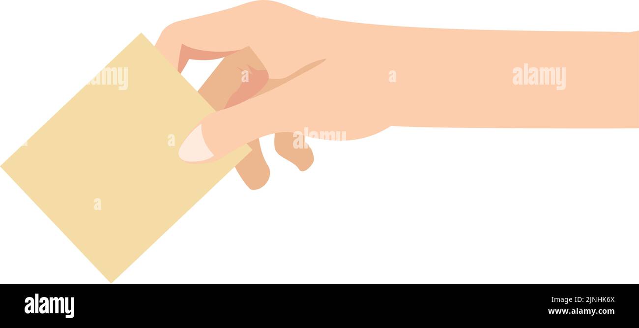 voter hand voting Stock Vector Image & Art - Alamy