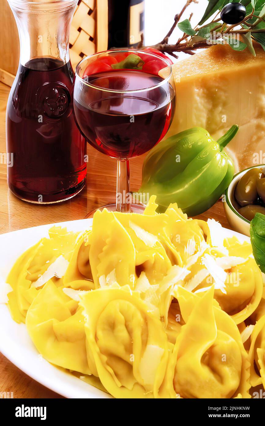 Agnolotti ravioli tortellini hi-res stock photography and images - Alamy