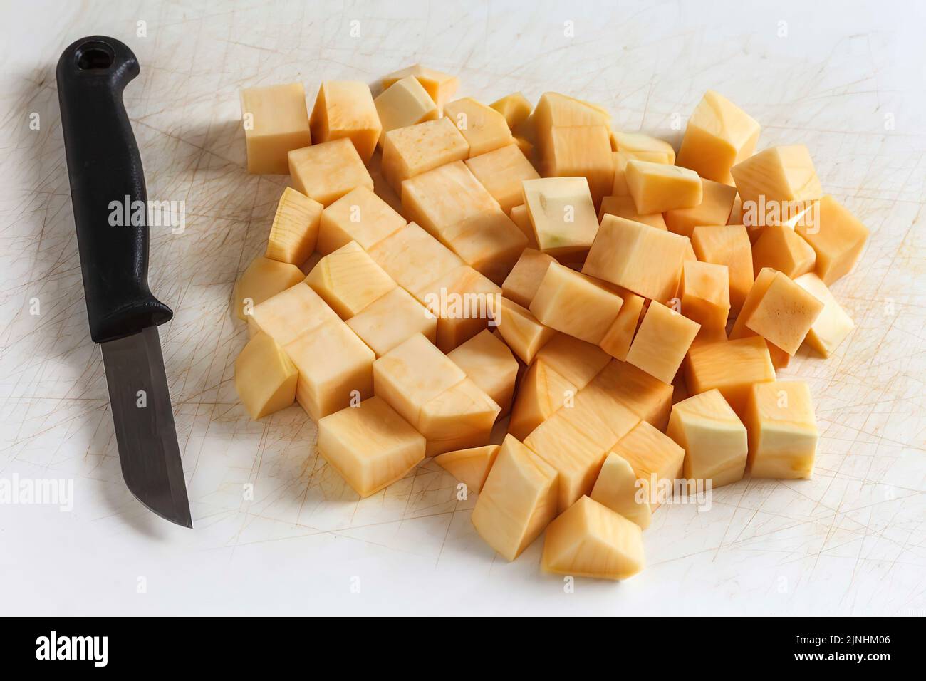 Diced swede hi-res stock photography and images - Alamy