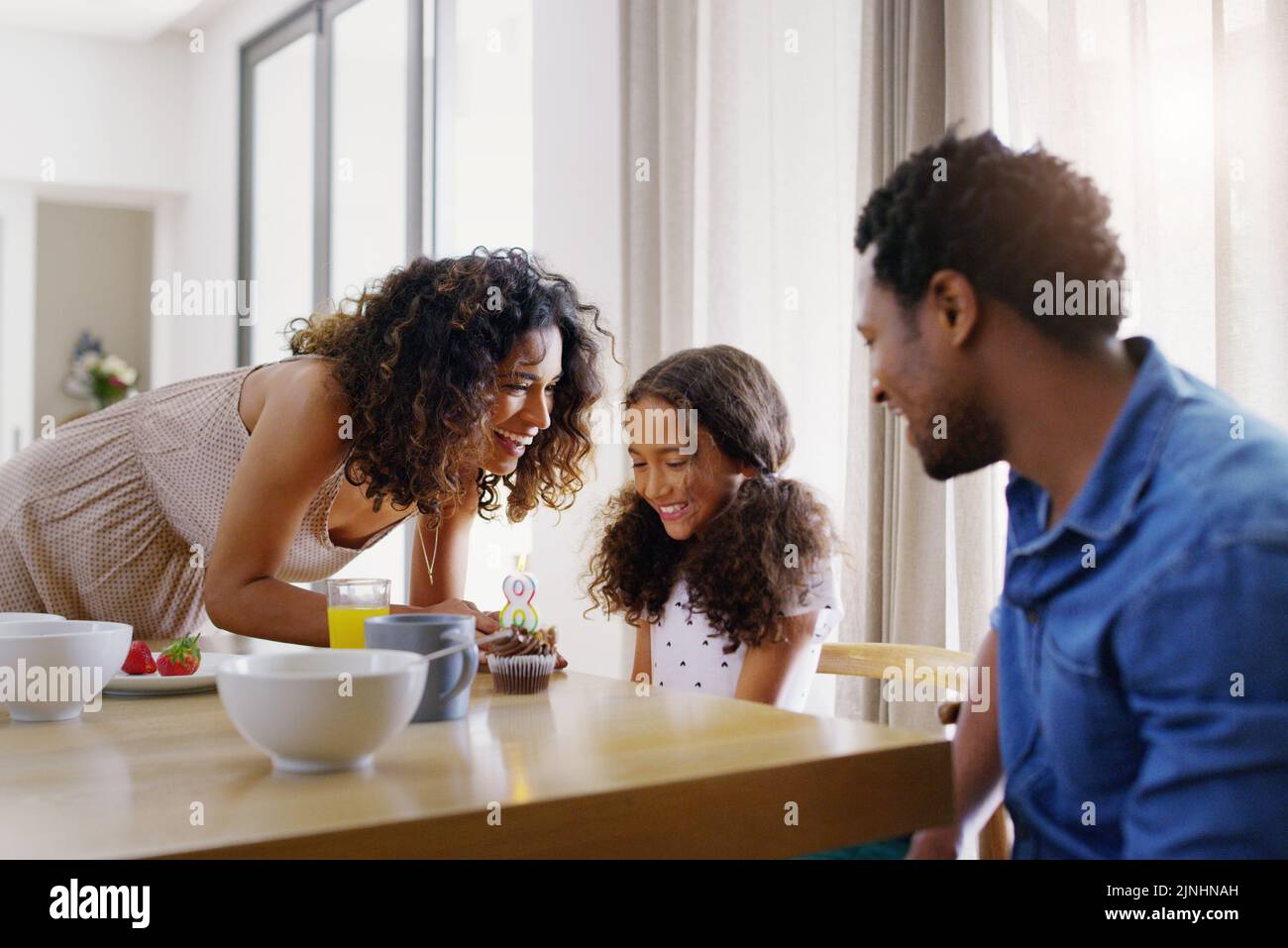 Our small little family shares the biggest love together. a young ...