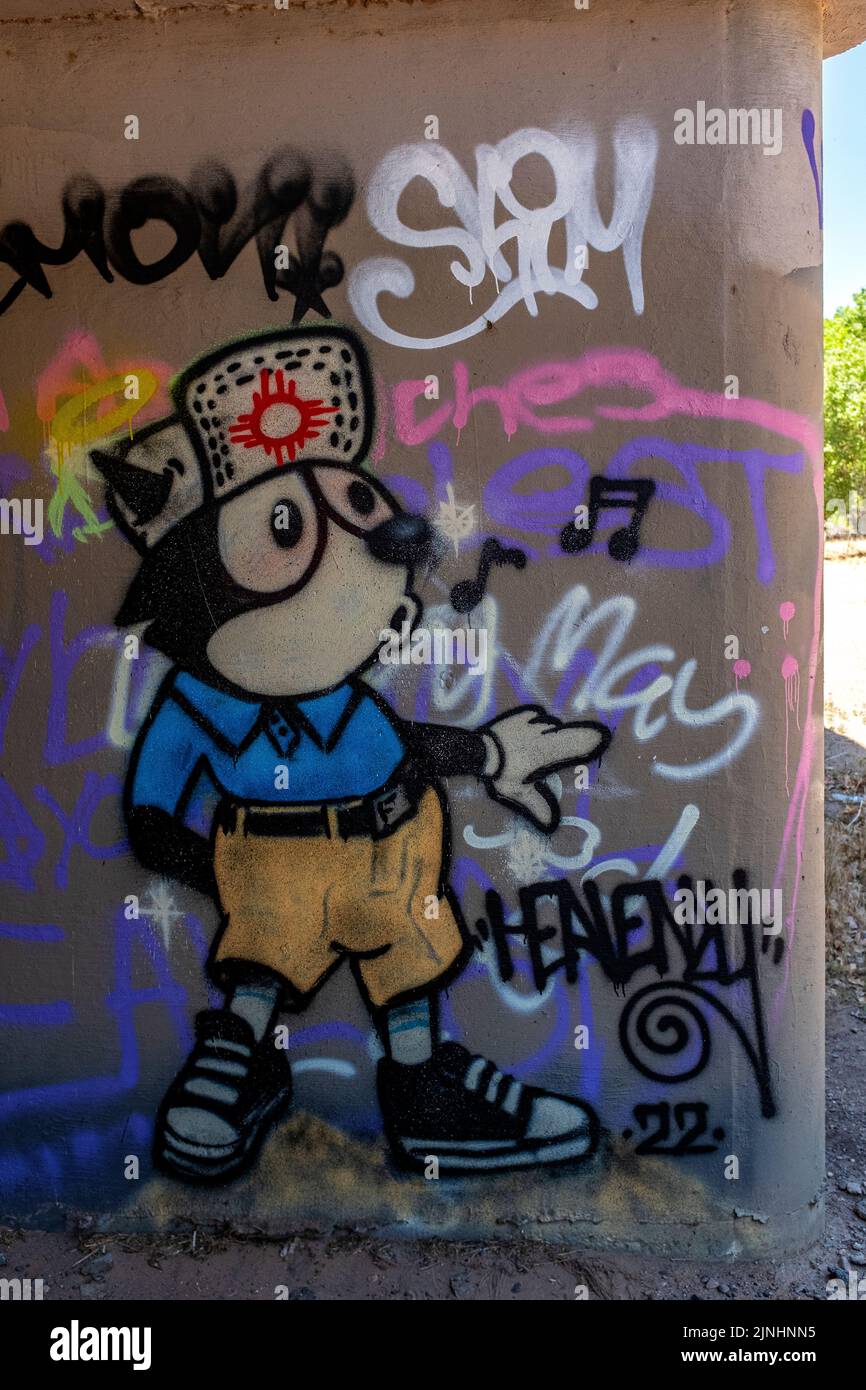 graffiti in Albuquerque, New Mexico Stock Photo - Alamy