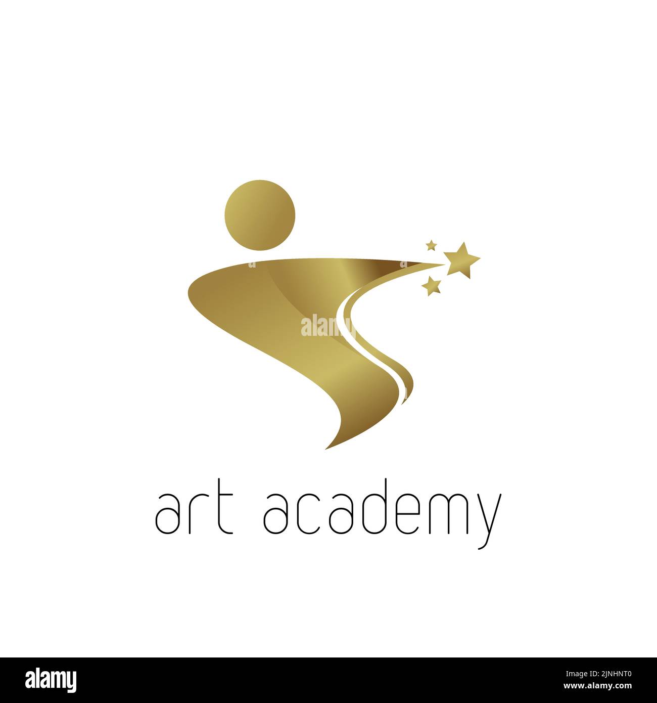 Creative art academy logo design vector Stock Vector Image & Art - Alamy